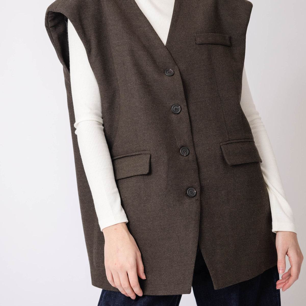 Oversized Wool Vest – The NKC Store