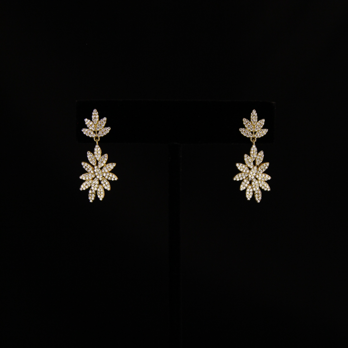 Vanya Gold Flower Earrings – The NKC Store