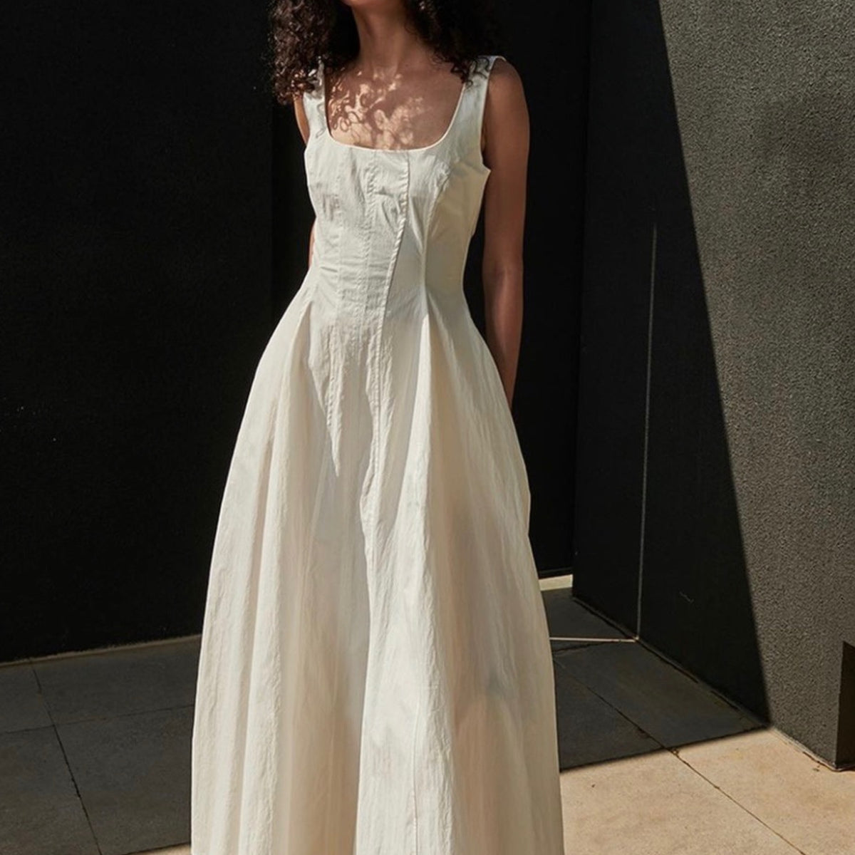 Cici Dress in White – The NKC Store