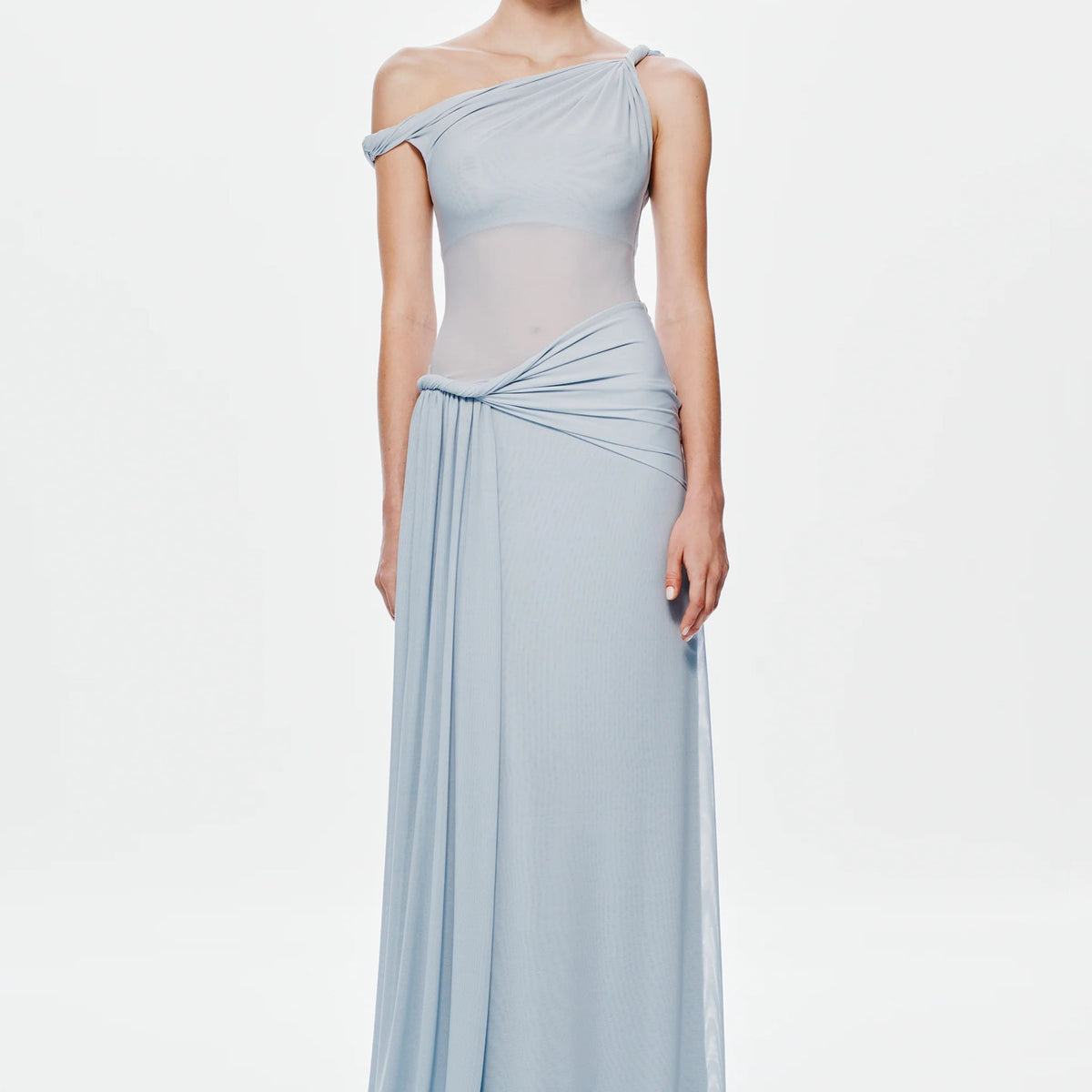 Sisal Mesh Dress in Dove – The NKC Store