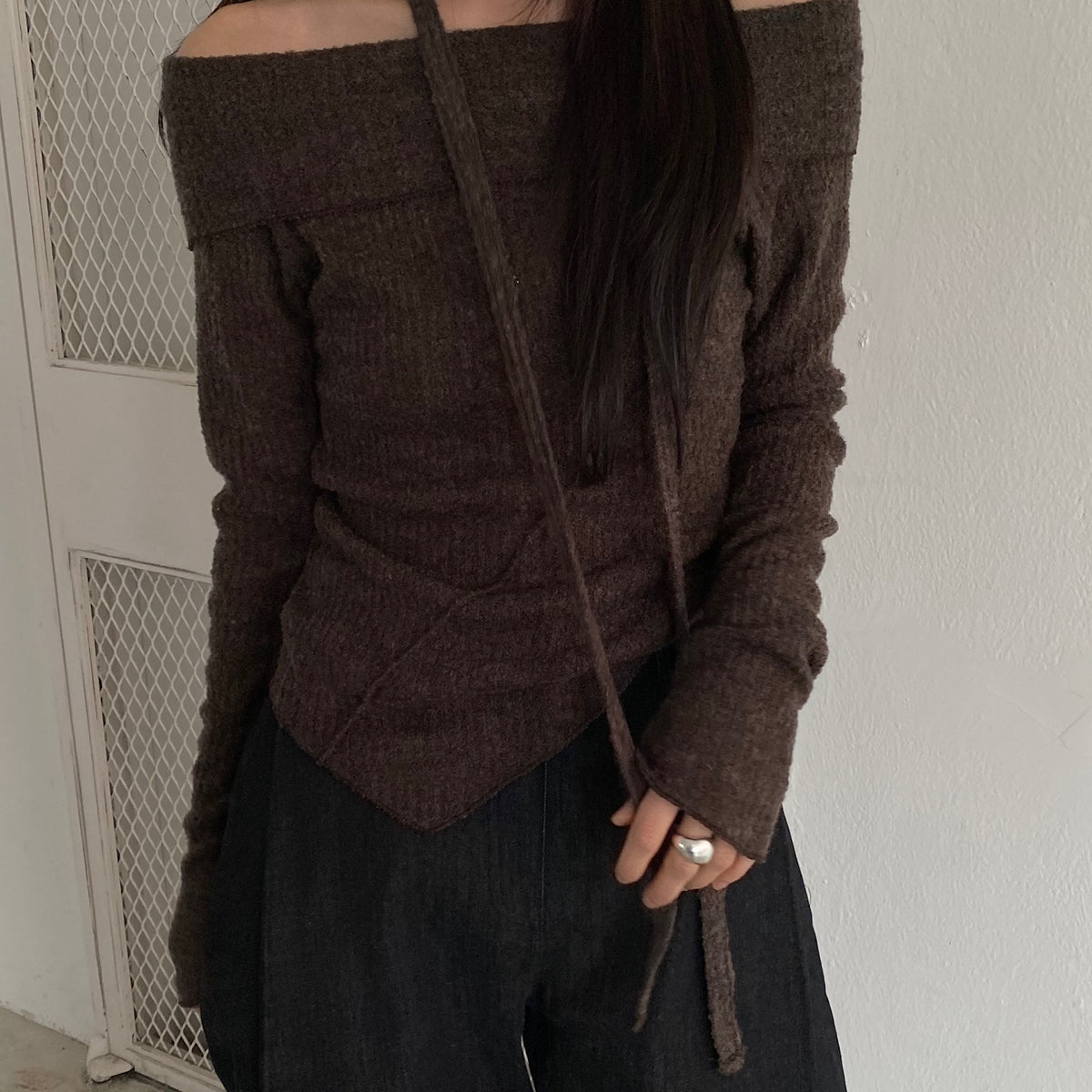 Maren Sweater in Brown – The NKC Store